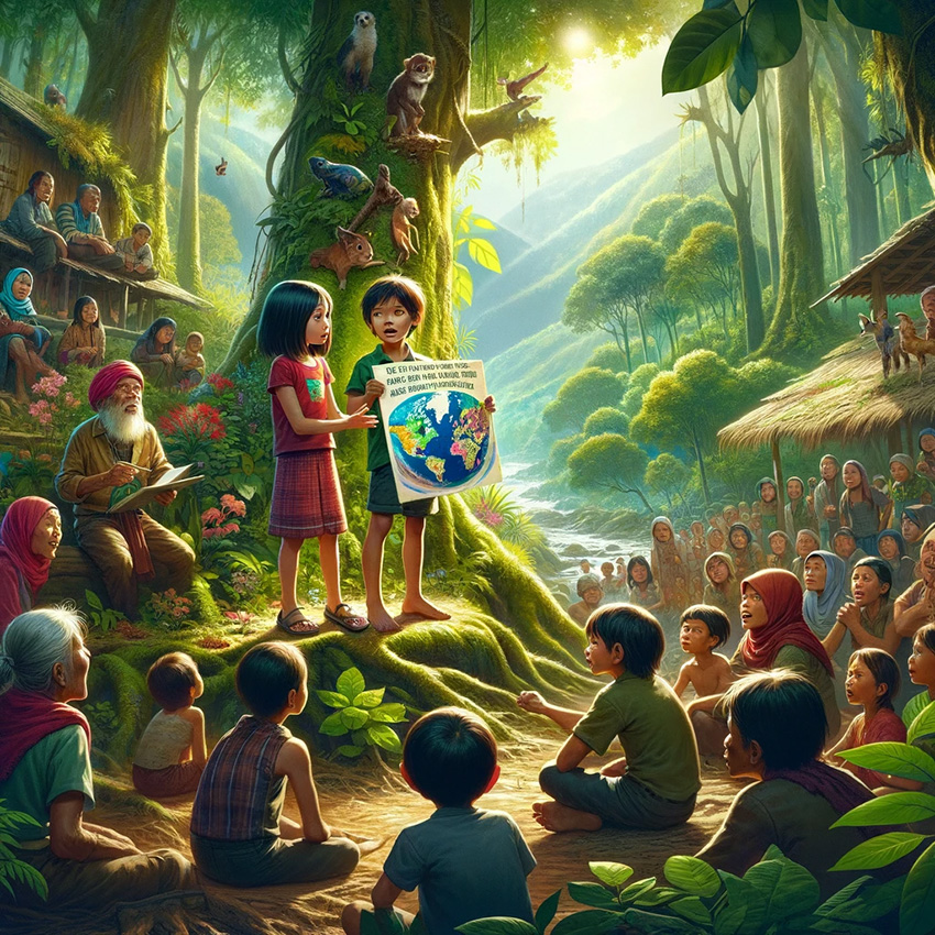 Ela ve Efe'nin Yeşil Misyonu - Masal Oku