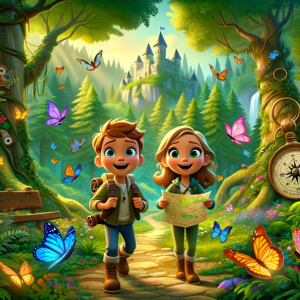 Lea ve Leo'nun Gizemli Orman Macerası - Masal Oku